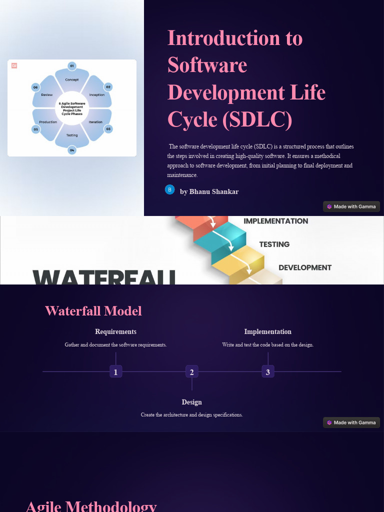 Introduction To Software Development Life Cycle SDLC | PDF | Software ...