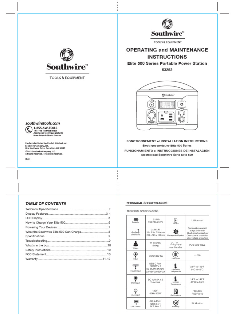 Elite 500 Series | PDF | Battery Charger | Alternating Current