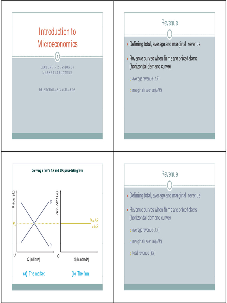 Lecture 5 - Market structure - HANDOUT to PRINT | PDF | Monopoly ...