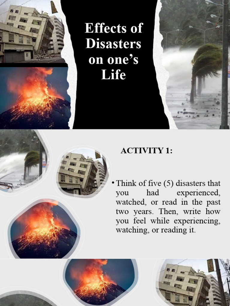 Impact of Disasters on Lives and Preparedness | PDF | Natural Disasters ...