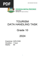Grade 11 - 2024 Data Handling Task | PDF | Tourism | Business