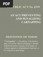 Republic Act No. 10883 New Anti-Carnapping Act of 2016: 17 July 2016 ...