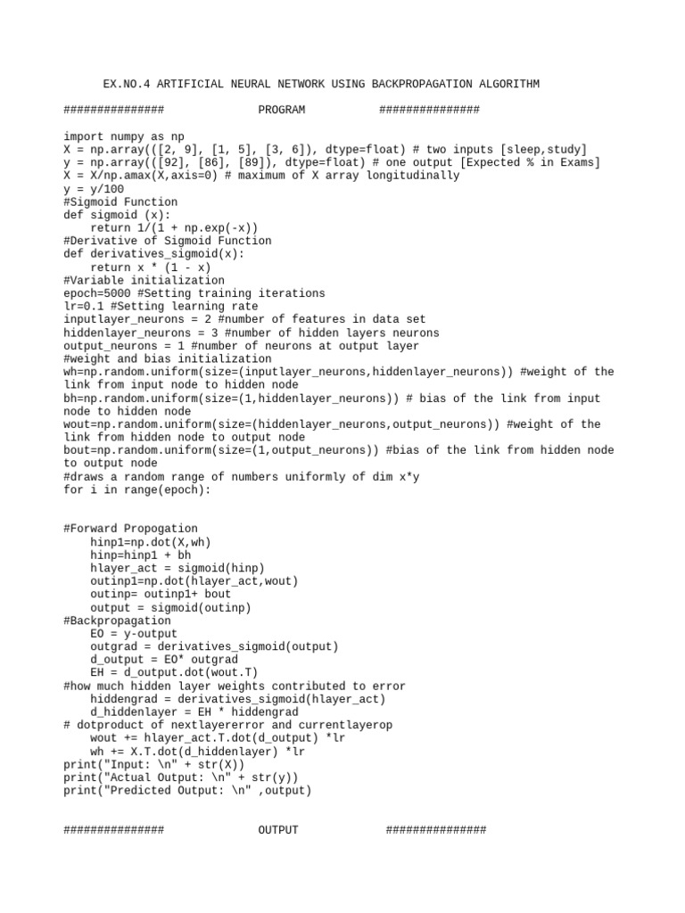 Ex 4 | PDF | Computers | Technology & Engineering