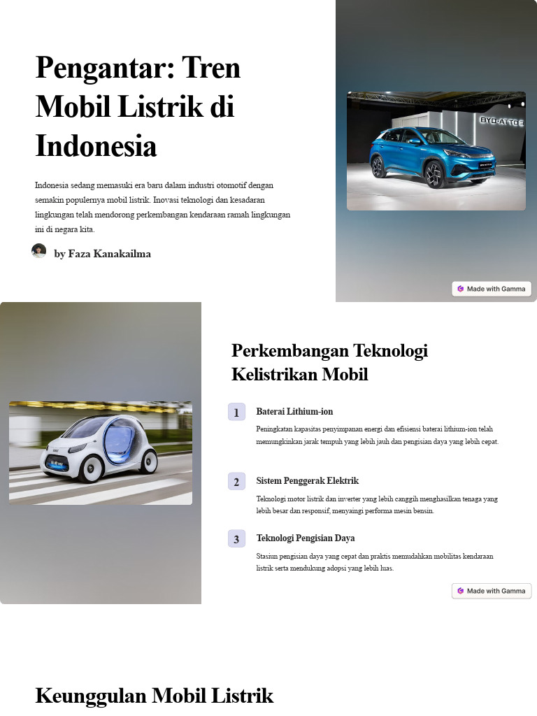 Tren Mobil Listrik di Indonesia 2023 | PDF | Teknologi & Rekayasa