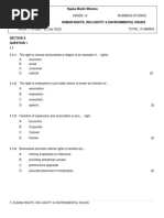 Human Rights and Inclusivity Notes | PDF | Employment | Occupational ...