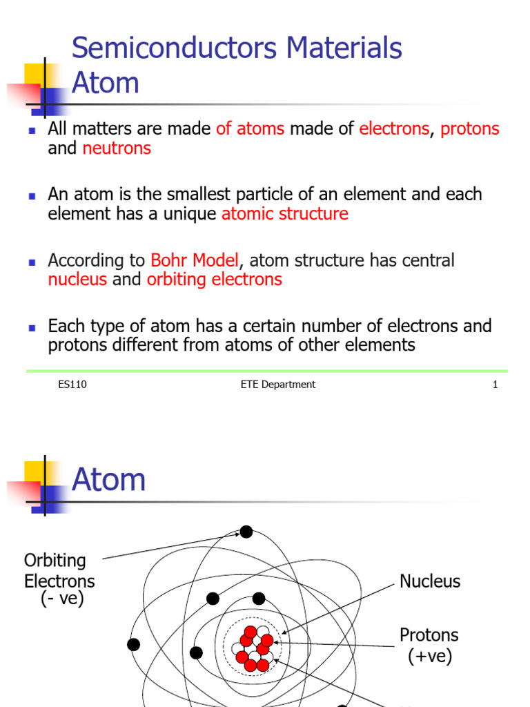 ES110 Lecture3 | PDF | Semiconductors | Doping (Semiconductor)