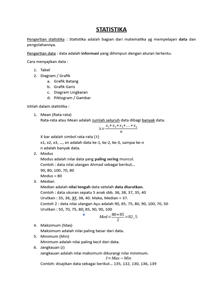 Statistika - 7C Ahmad Muhammad Alawi, SPD | PDF