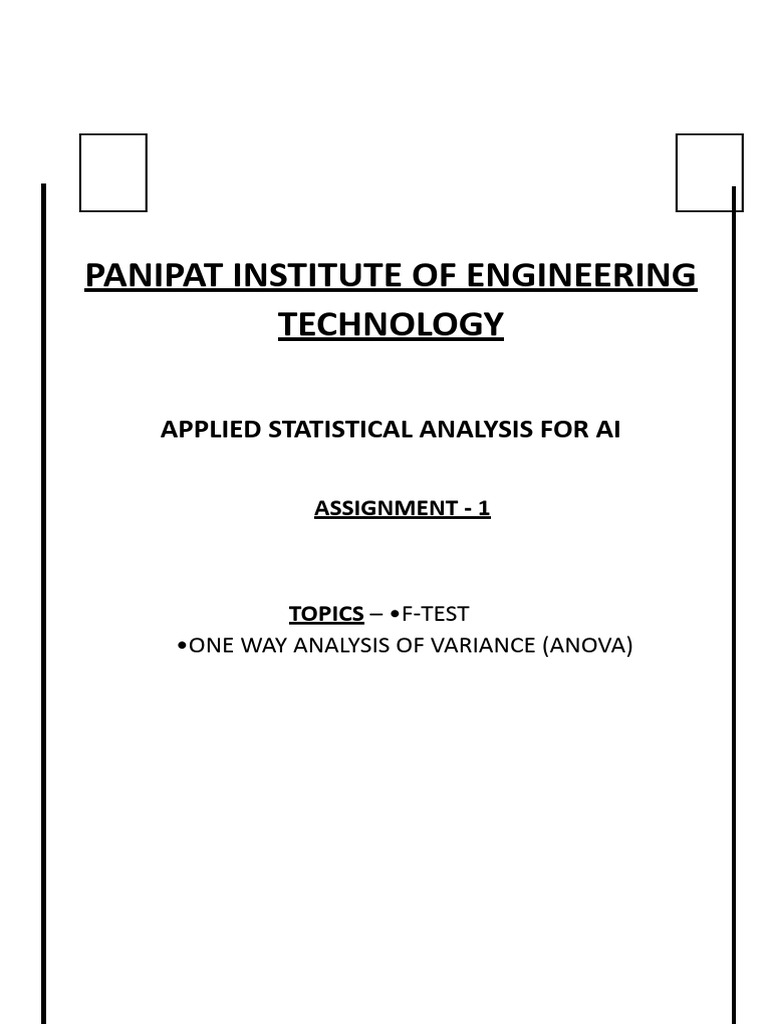 Maths Assignment 1 Cover Page | PDF