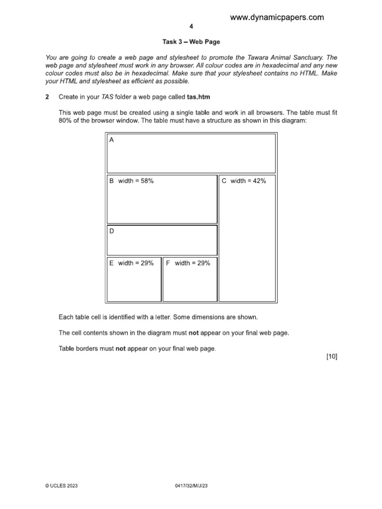 HTML Exercise 2 | PDF