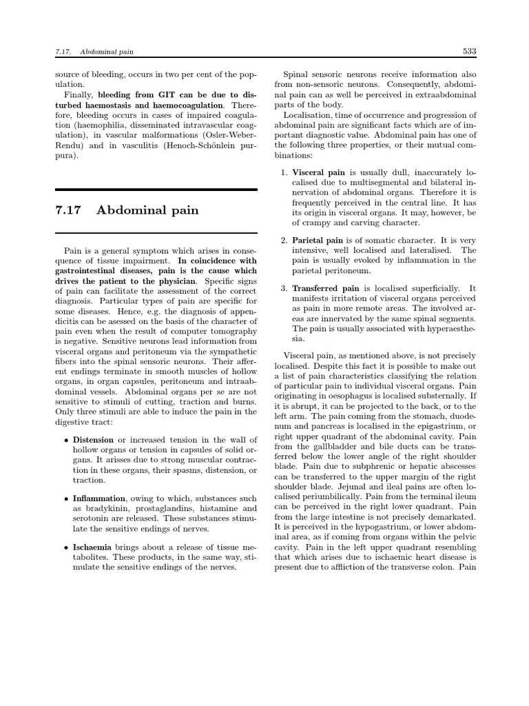 Git 17 | PDF | Liver | Pain
