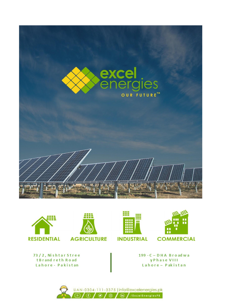 8KW Standard Ongrid OG Quotation-Excel Energies1 | PDF | Solar Panel ...