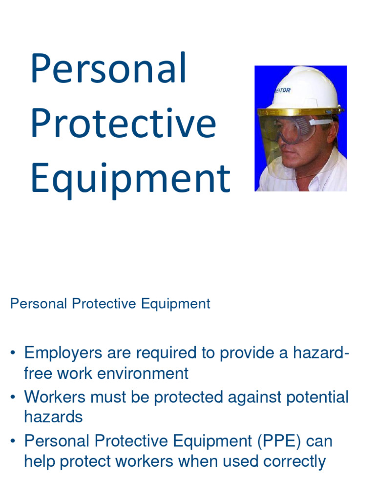 Personal Protective Equipment | PDF