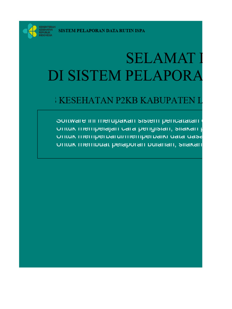 6 Form Ispa Terbaru Untuk Desa Penanggal Juni | PDF