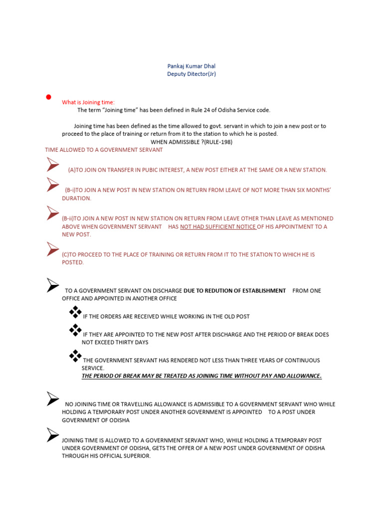 Joining Time | PDF | Government