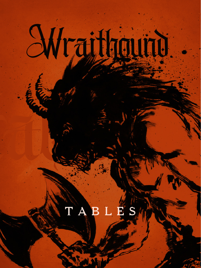 Wraithound Tables | PDF | Embroidery | Hair