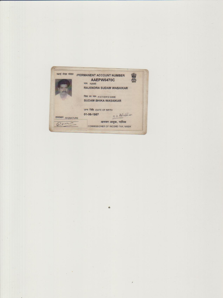 Pan Card | PDF