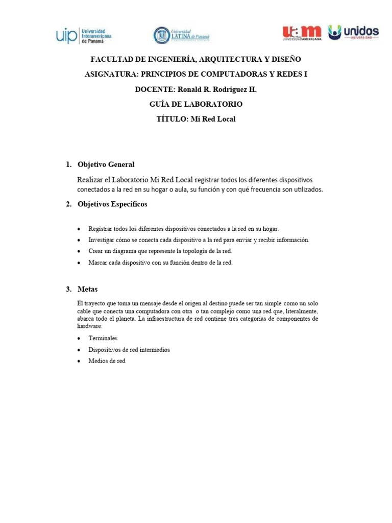 Laboratorio 2 Mi Red Local | PDF | Wifi | Inalámbrico