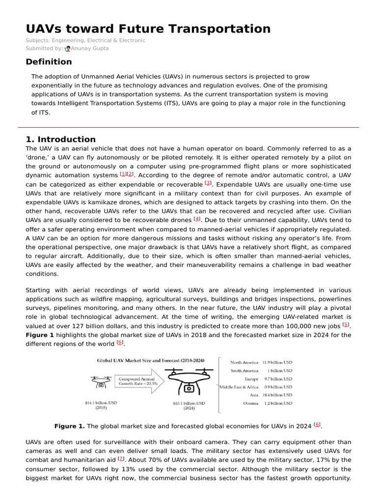 Uavs Toward Future Transportation 2 | PDF | Unmanned Aerial Vehicle ...