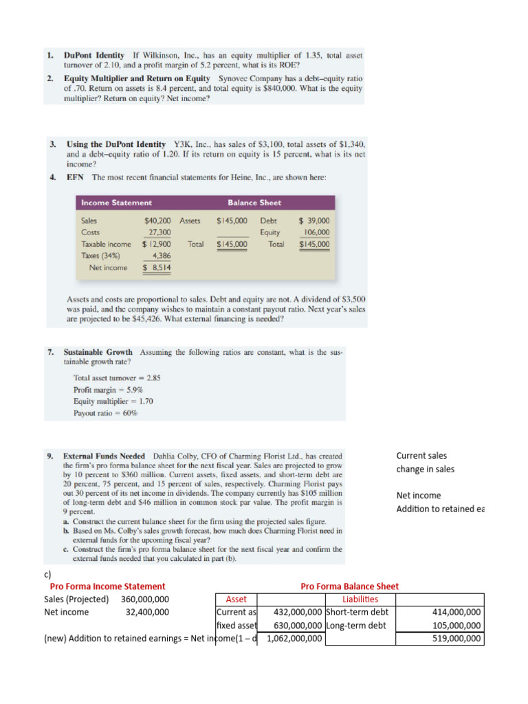 chapter 3 excel | PDF | Equity (Finance) | Dividend