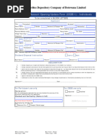 CSD Account Opening Form | PDF | Identity Document | Government And ...