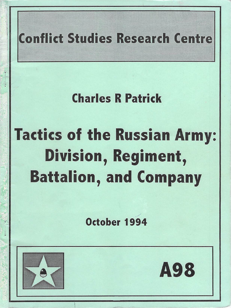 1991 C Patrick Tactics of Russian Army | PDF