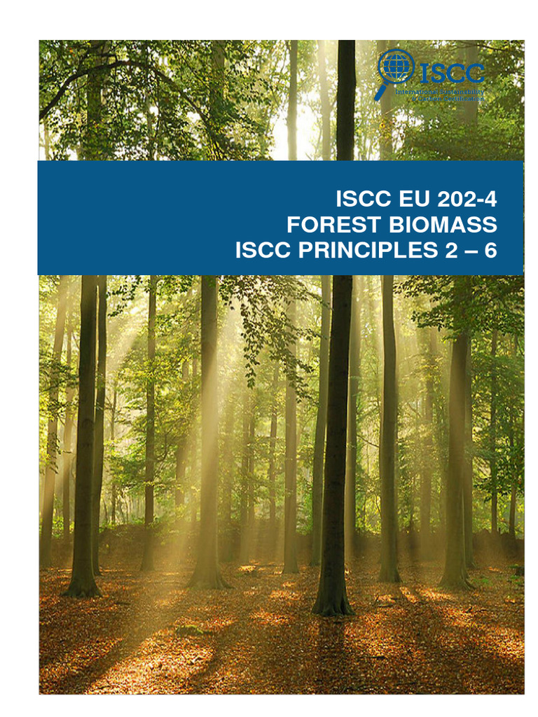 Iscc Eu 202 4 - 森林生物质：Iscc 原则 2 6 Iscc - eu - 202 4 - forest Biomass ...