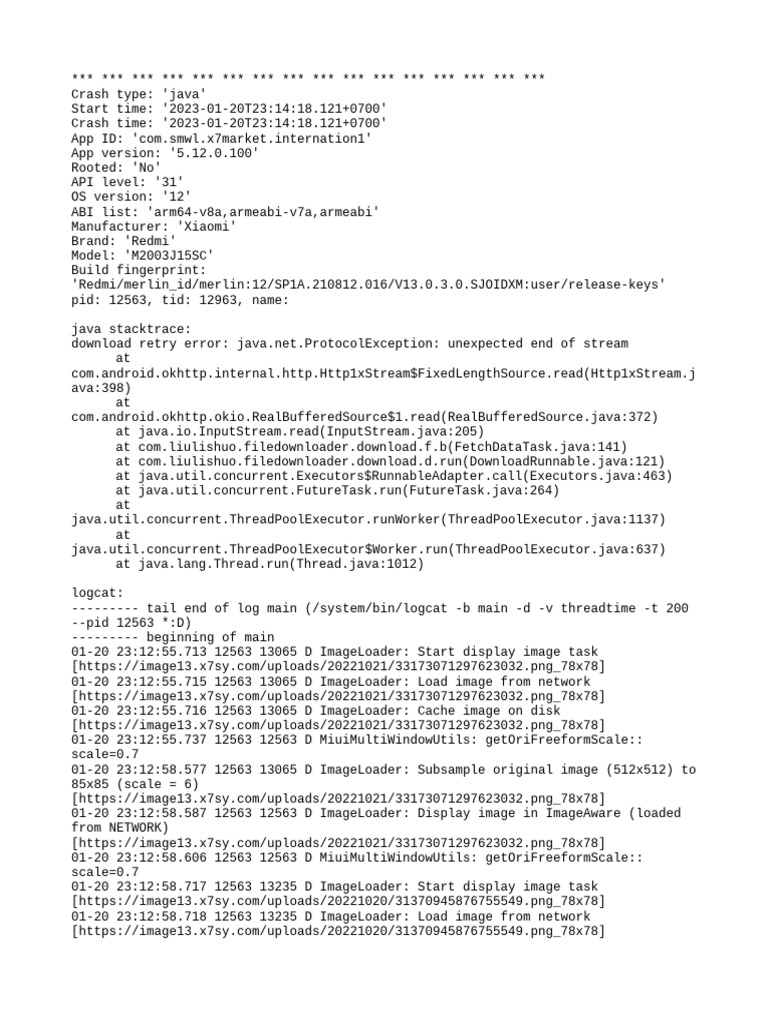 Java Crash Log Analysis | PDF | Cache (Computing) | System Software