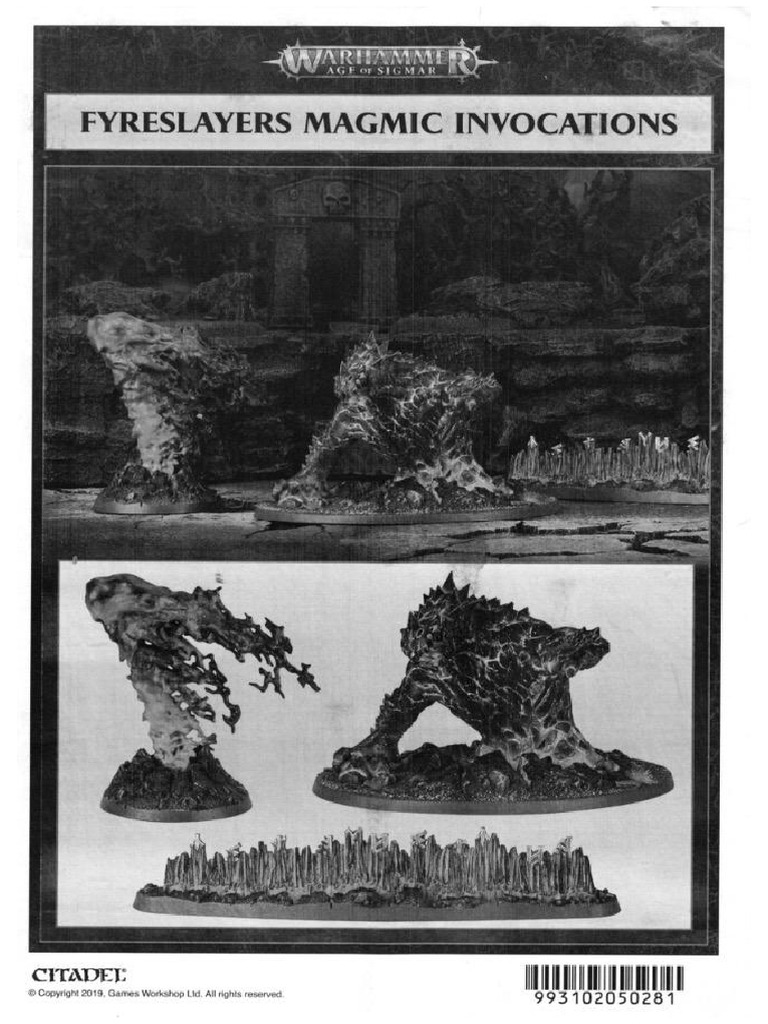 Fyreslayers Magmic Invocations | PDF