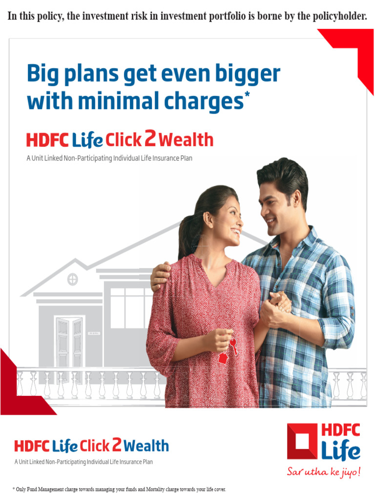 HDFC Life Click 2 Wealth - Brochure - Retail - V3 | PDF | Insurance ...