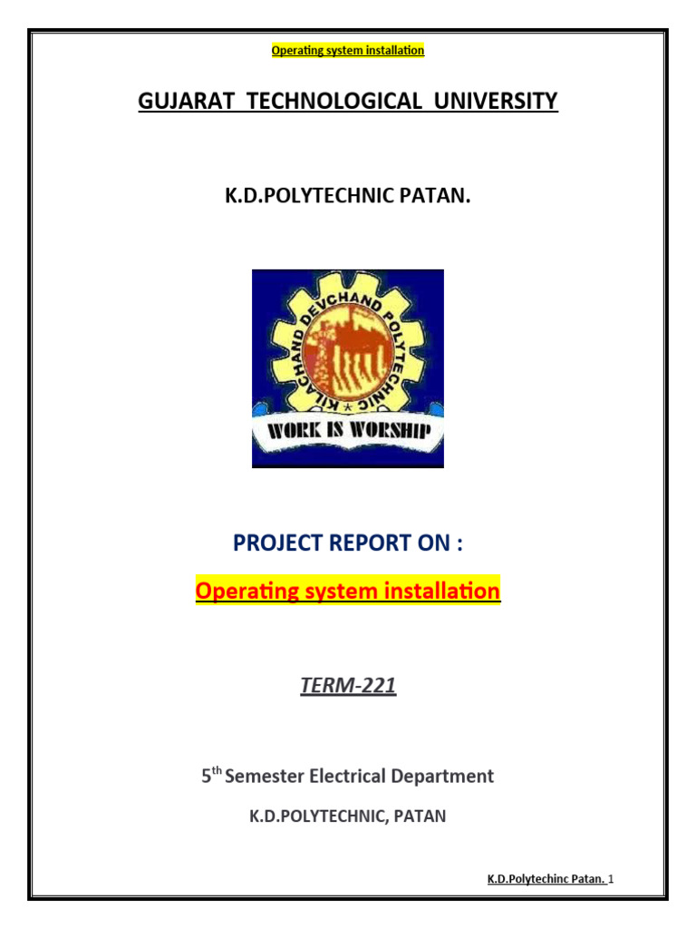 Electrical Engg OS Installation | PDF | Engineering