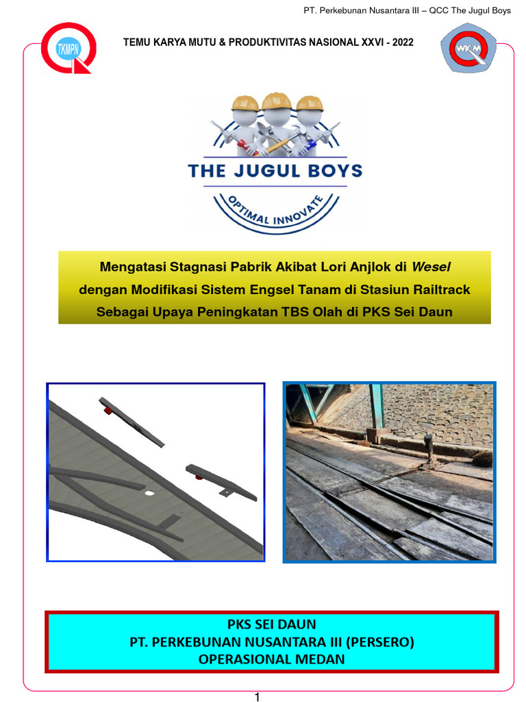 QCC TJB (PKS-Modifikasi Sistem Lori) | PDF