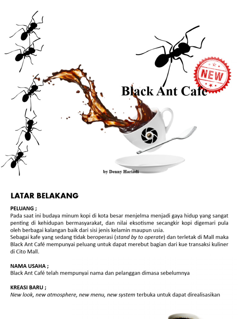 Black Ant Coffee - Presentation | PDF