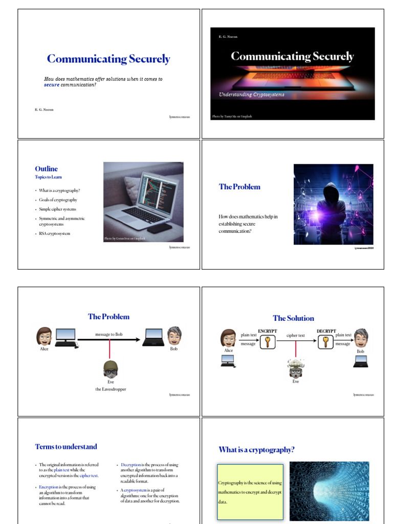 Secure Communication with Cryptography | PDF | Cryptography | Public Key Cryptography