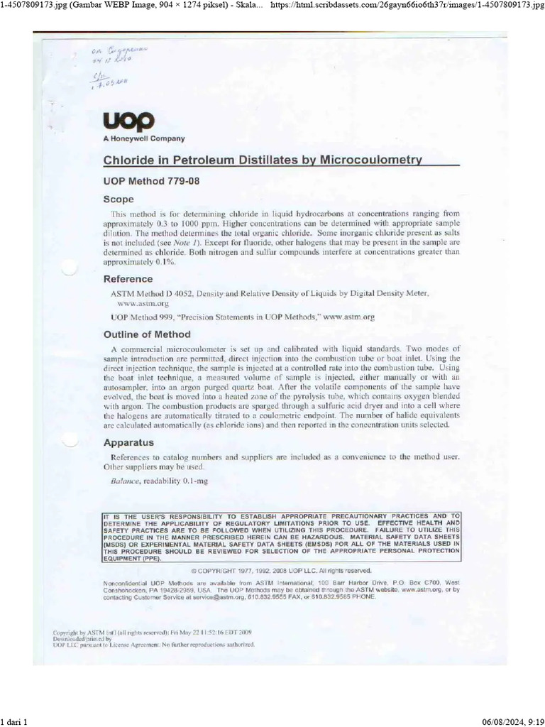 Uop 779 | PDF
