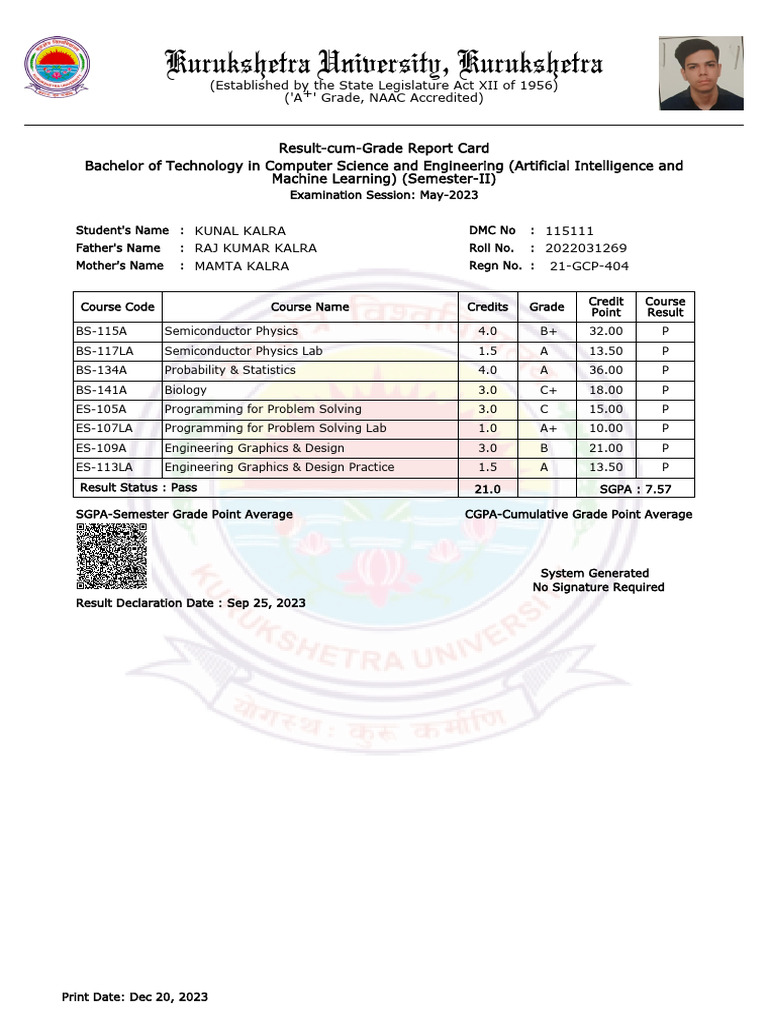 Kurukshetra University, Kurukshetra | PDF