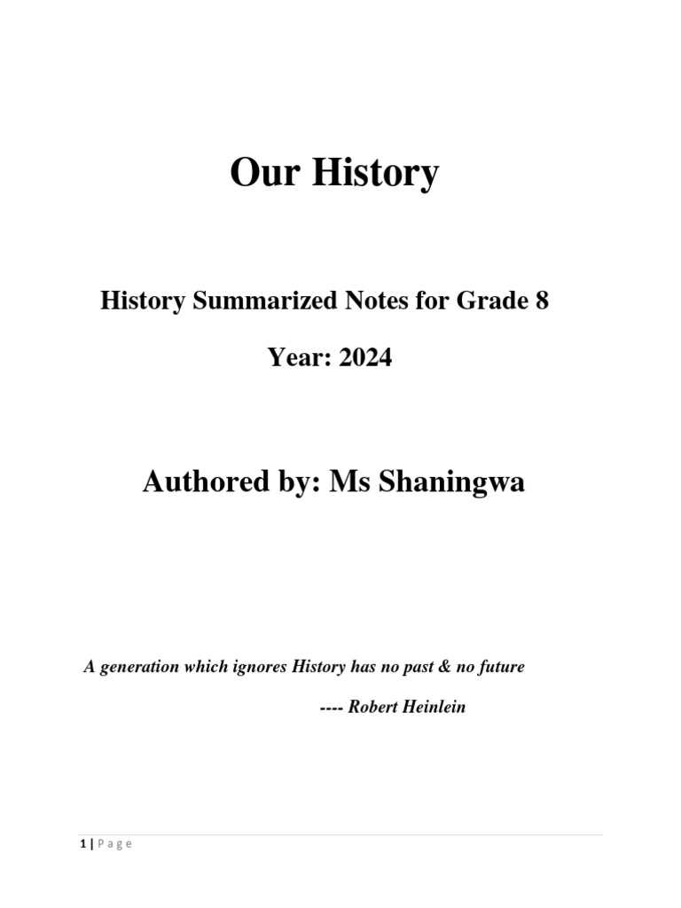 Namibian History Grade 8 | PDF | Anno Domini | Namibia