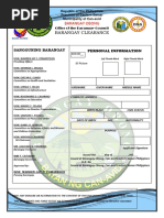 Bgy Tanod Id 1-2-2 | PDF | Philippines