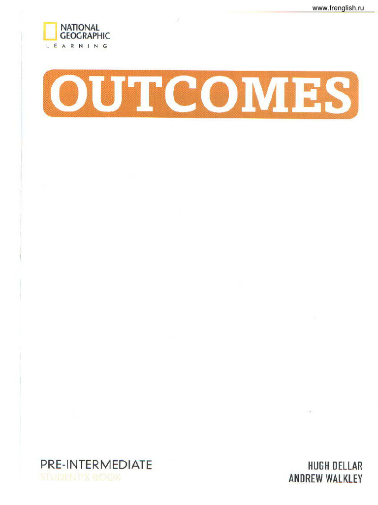 Outcomes 2ed Pre Intermediate SB | PDF