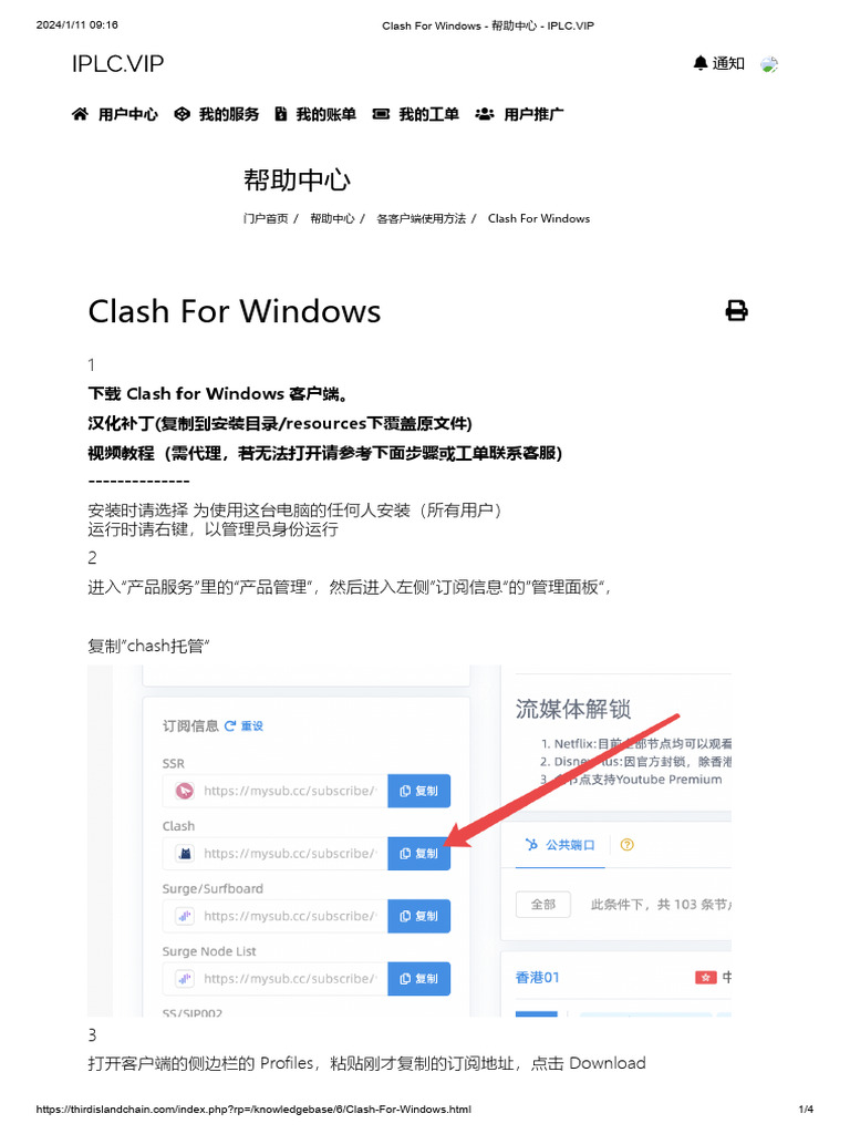 Clash For Windows - 帮助中心 - IPLC.VIP | PDF