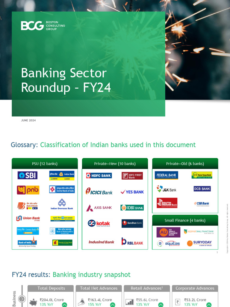 Indian Banking Sector - Top Updates | PDF | Banks | Gross Domestic Product