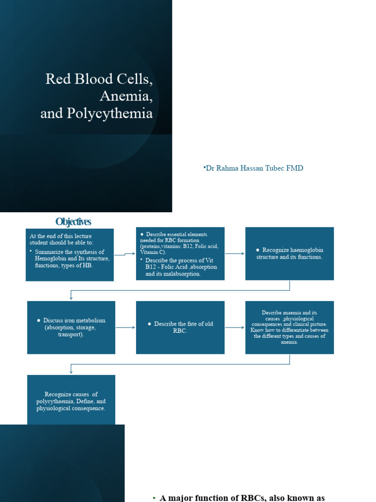 Red Blood Cells, Anemia, CH 2 | PDF | Anemia | Red Blood Cell