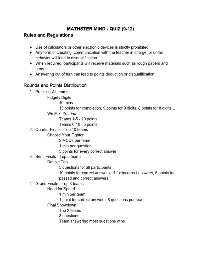 Mathster Mind - Stick File | PDF | Sports & Recreation