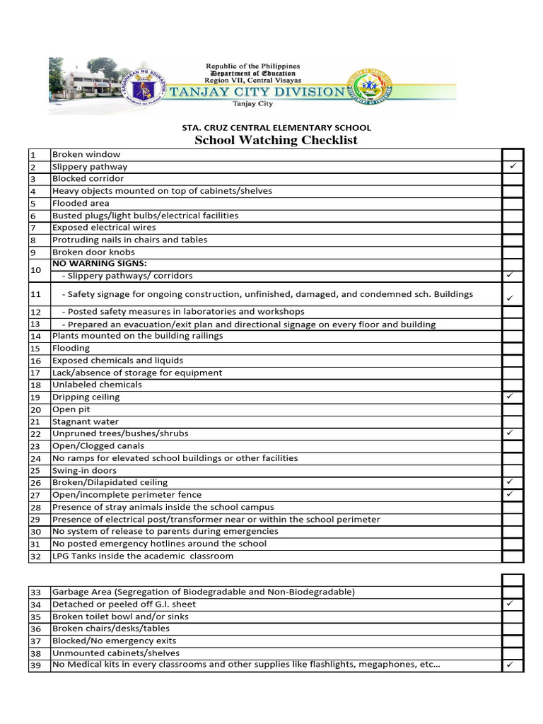 Hazard Mapping ChecklisT | PDF | Safety