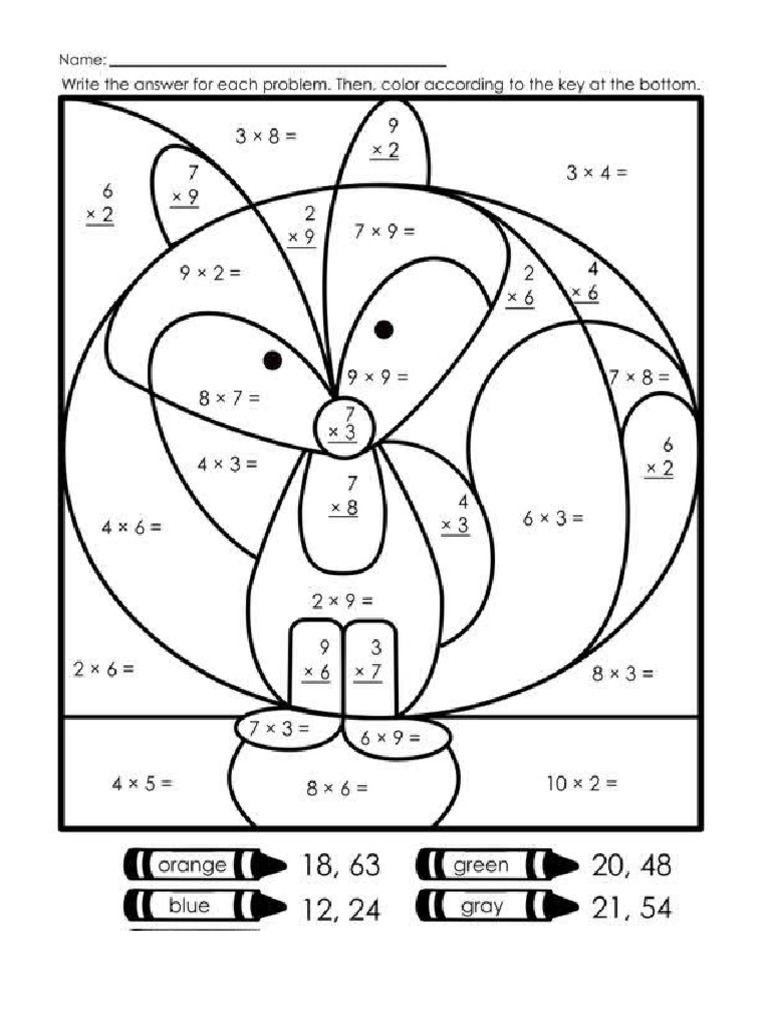 Mewarnai Perkalian | PDF