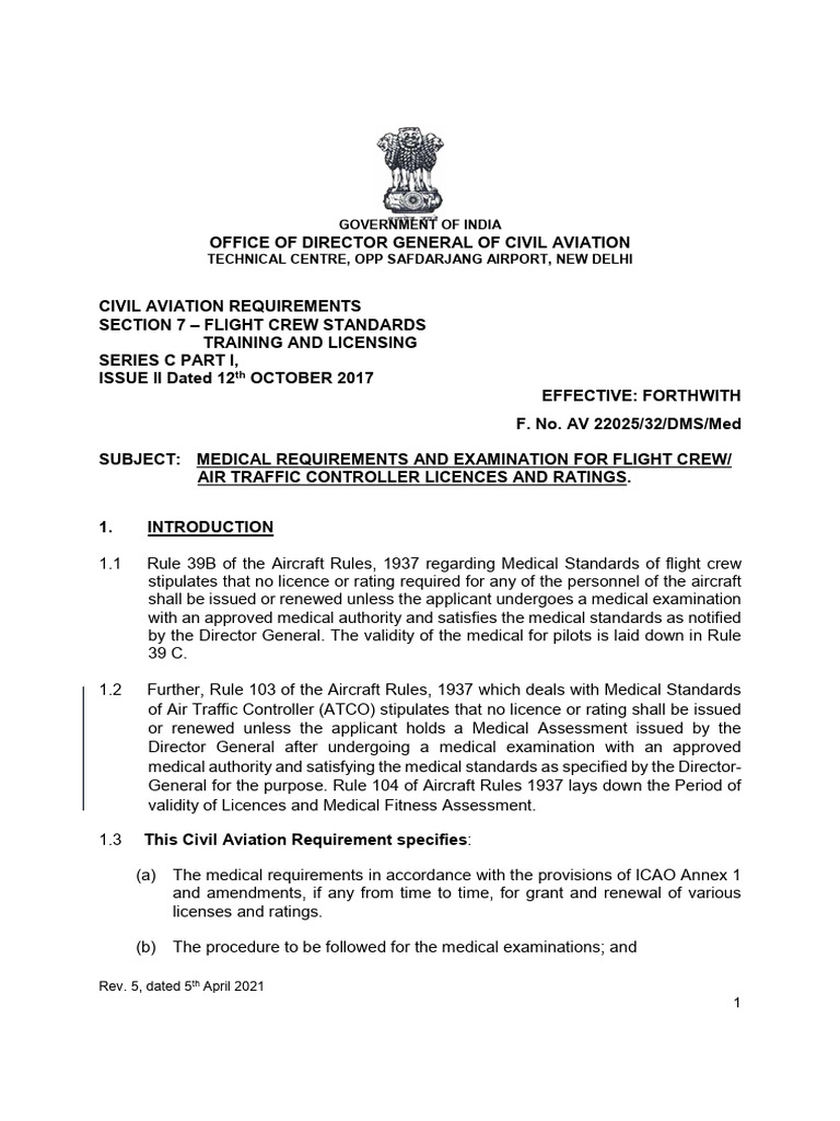 2021 D7C-C1 05 Apr | PDF | Aviation