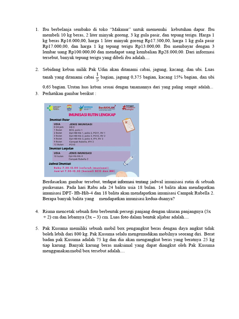 Latihan Soal AMBK 2024 | PDF | Metode & Bahan Ajar