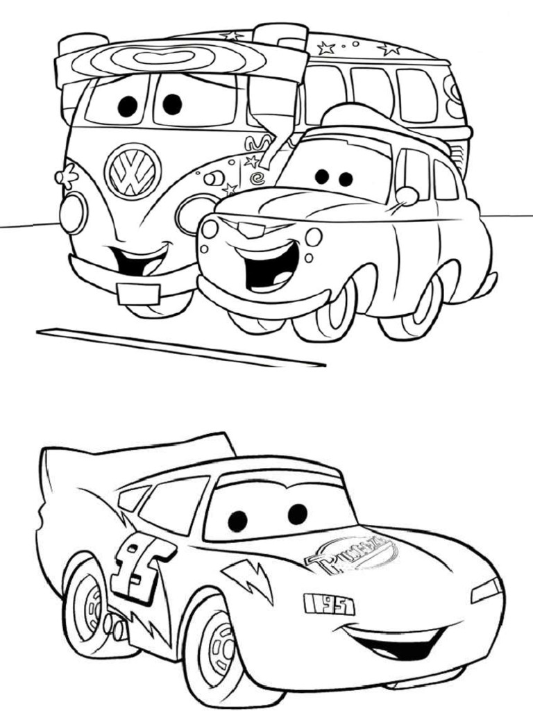 Free Printable Cars Coloring Pages | PDF
