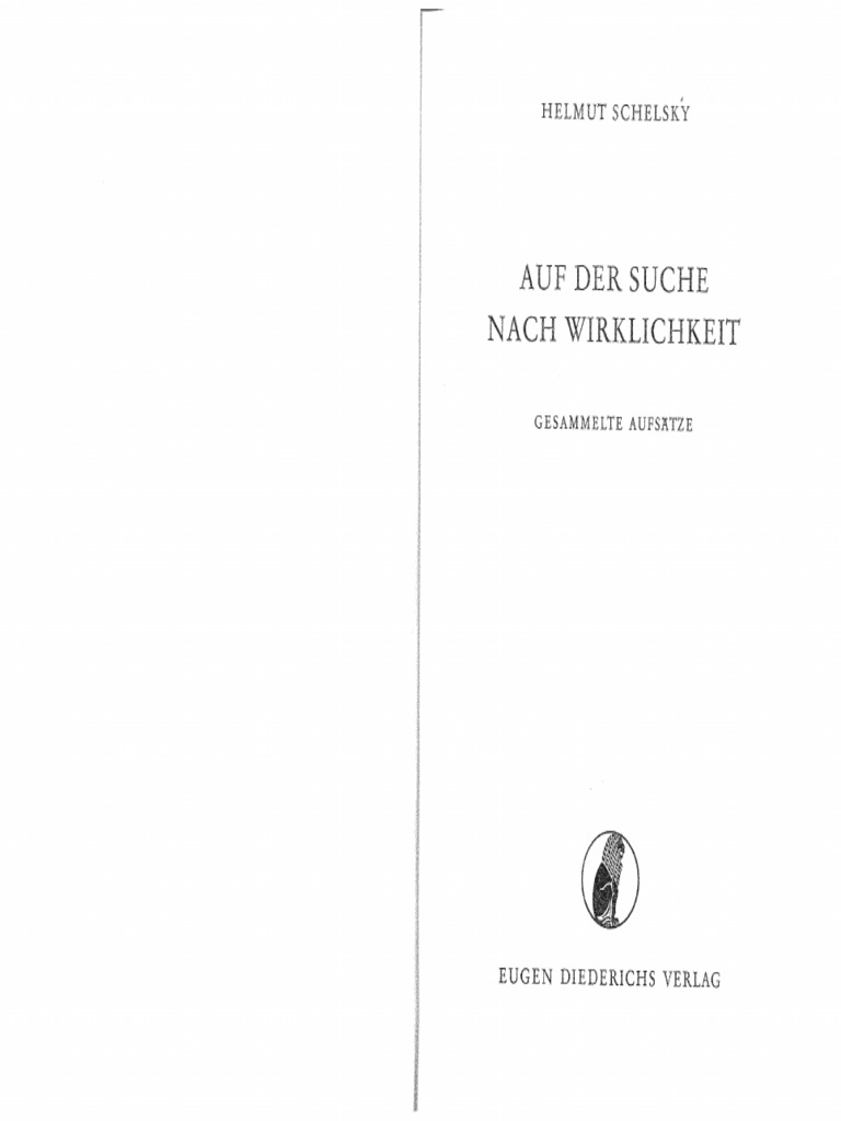 Schelsky - Der Mensch in Der Wissenschaftlichen Zivilisation | PDF
