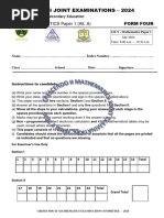 Kcse Phy PP3 2024 | PDF | Resistor