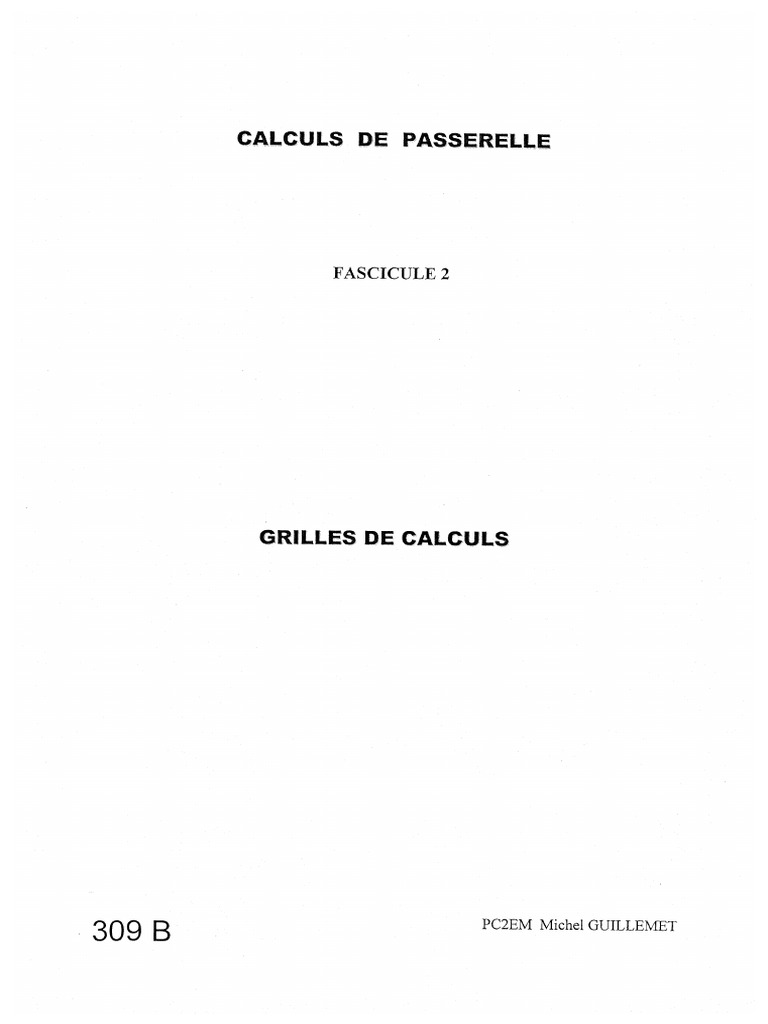 309 B Grilles de Calculs | PDF